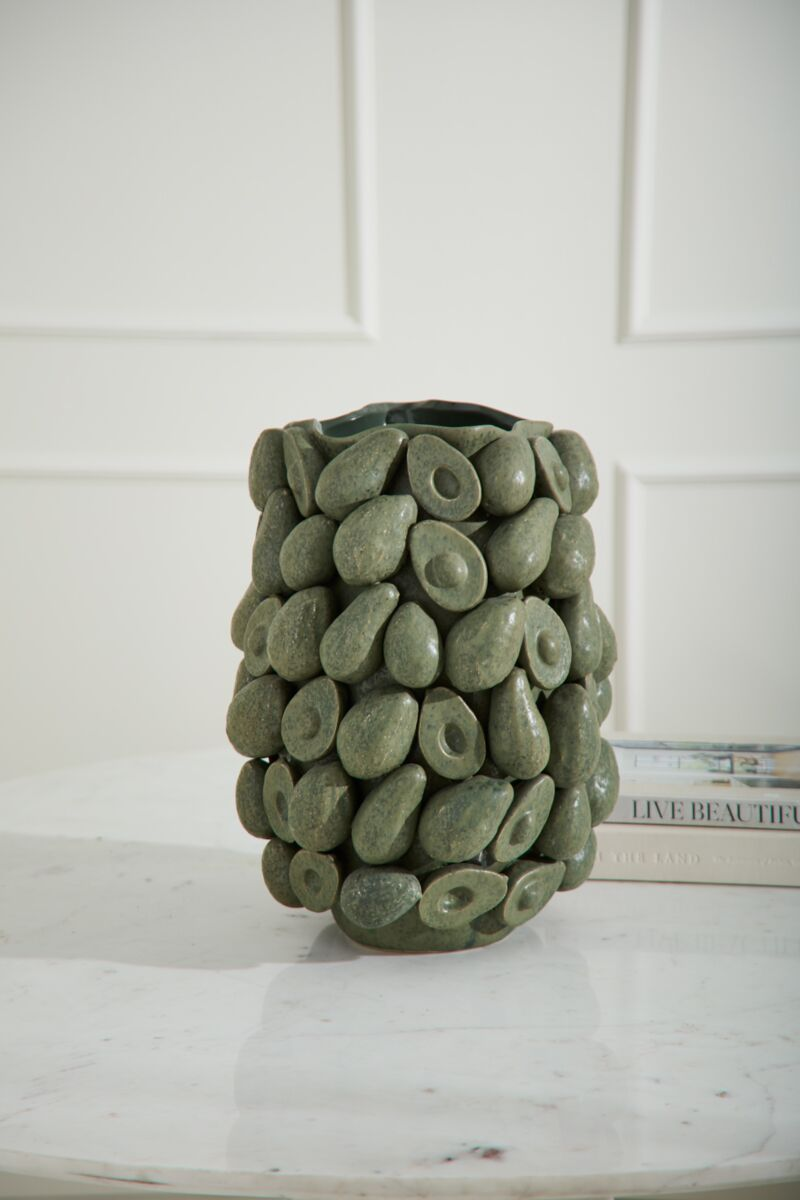 Accent Decor Layered Avocado Vase – A Colorful Farmhouse