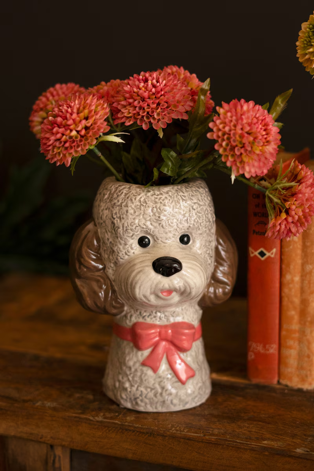 Kalalou Ceramic Dogs with Bows Vases Set/3 – A Colorful Farmhouse