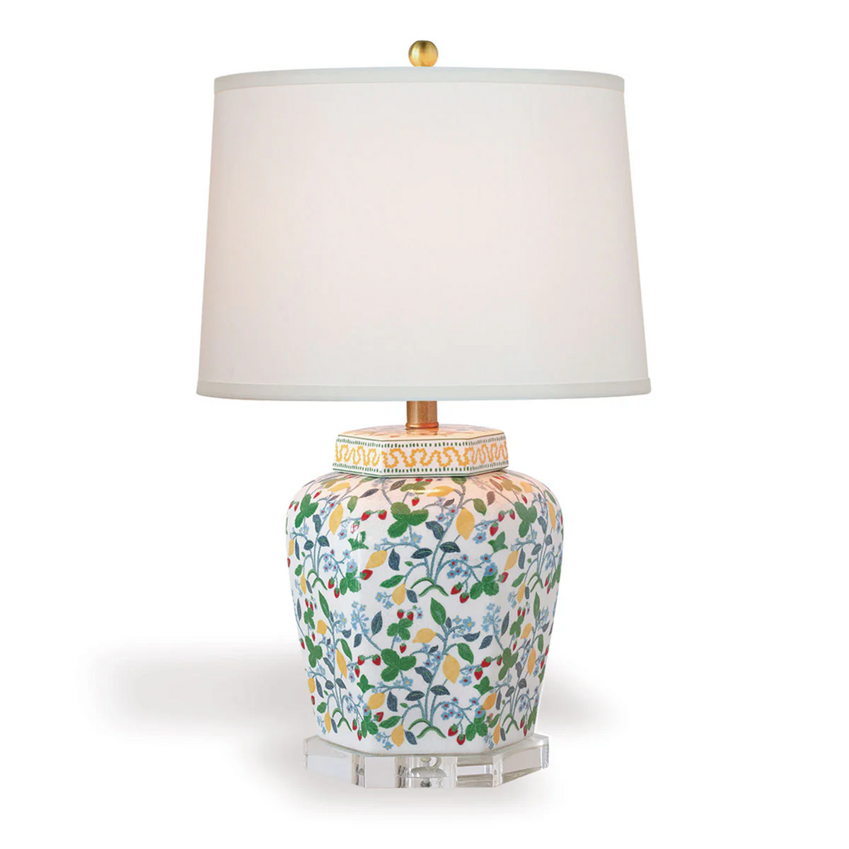 Madcap Cottage Crewel Summer Lamp – A Colorful Farmhouse