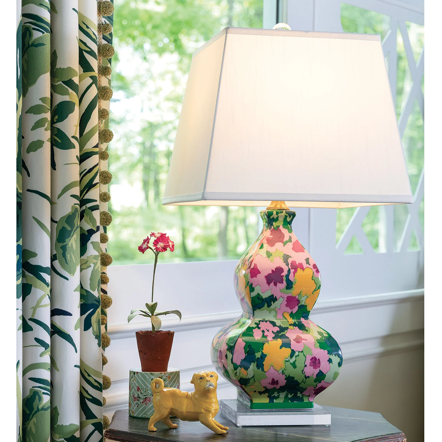 Madcap Cottage Rousham Green Lamp – A Colorful Farmhouse