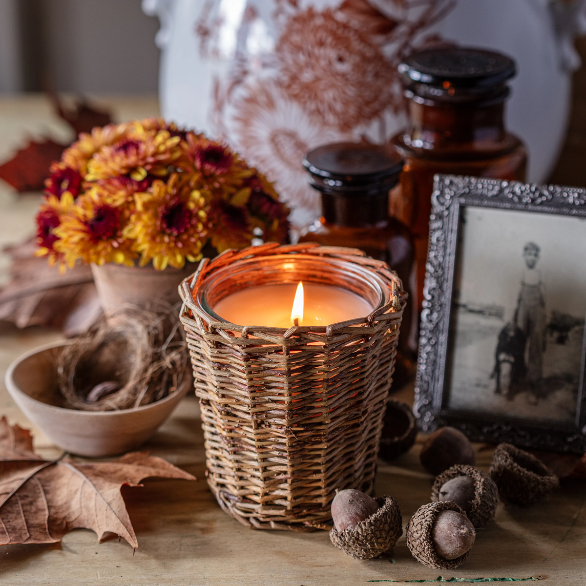 Porch View Home Nostalgic Fall Candles Box/6 – A Colorful Farmhouse