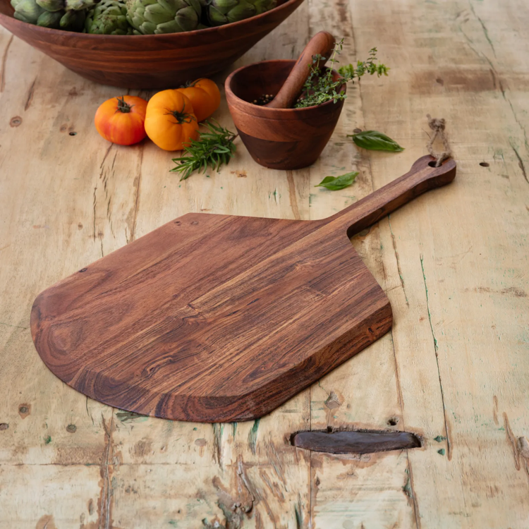 Porch View Home Wooden Pizza Board Set/4 – A Colorful Farmhouse