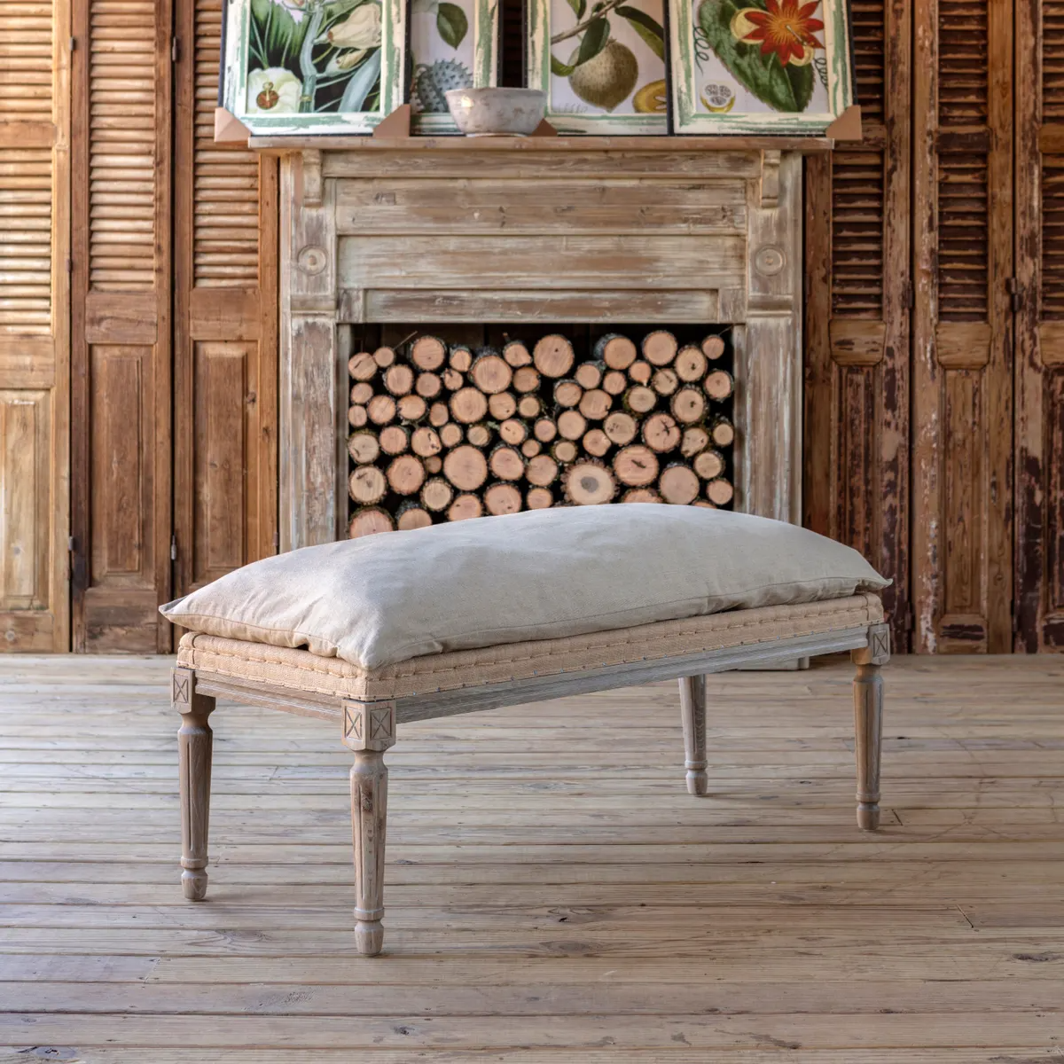 Porch View Home Leland Bench – A Colorful Farmhouse