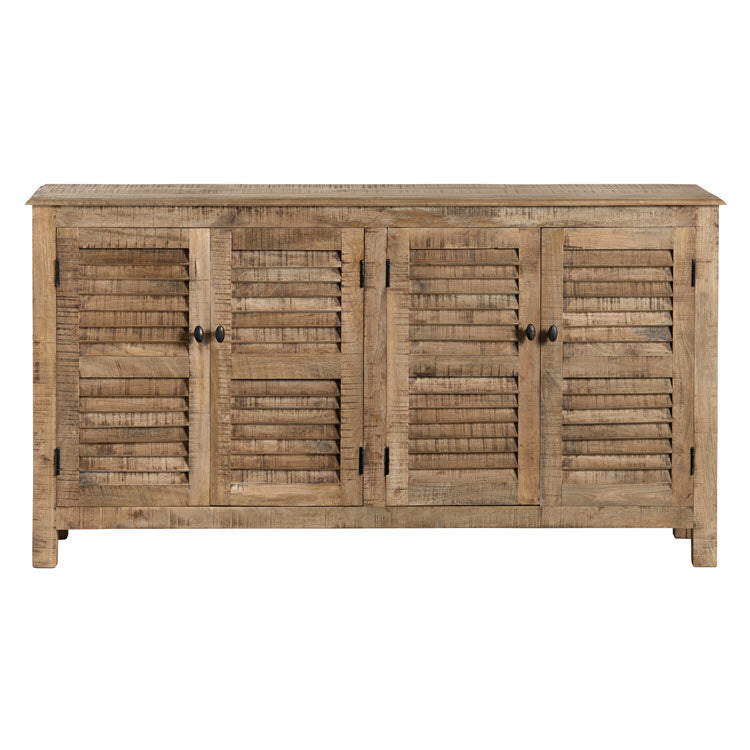 Porch View Home Aged Shutter Console – A Colorful Farmhouse