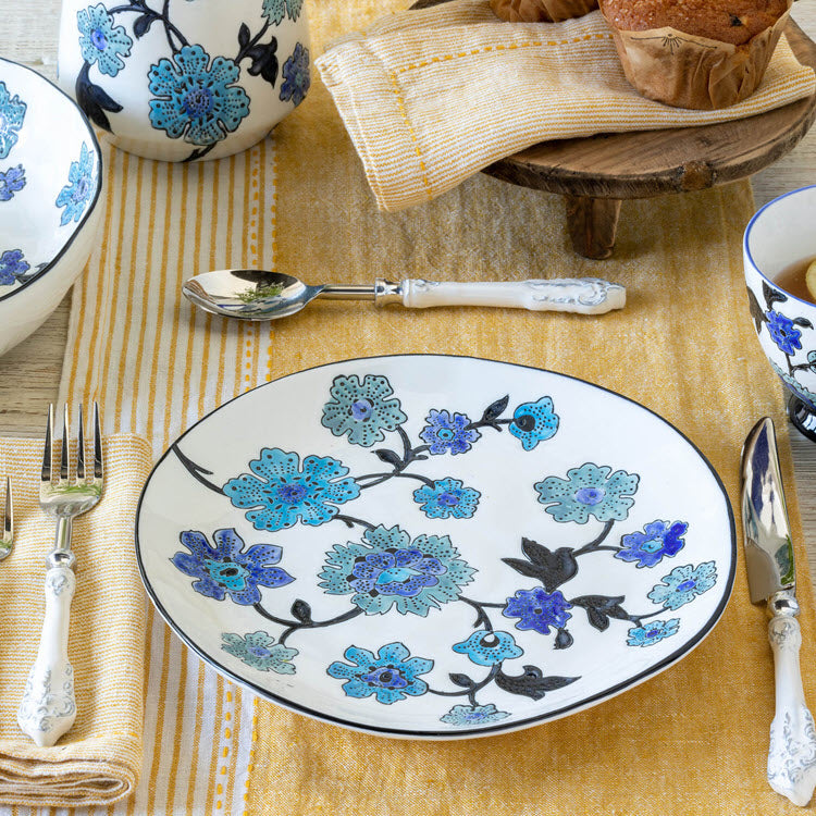 Park Hill Periwinkle Vine Pattern Dinner Plates Set/4 – A Colorful ...