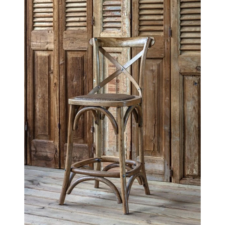 Porchview Cross Back Counter Stool – A Colorful Farmhouse